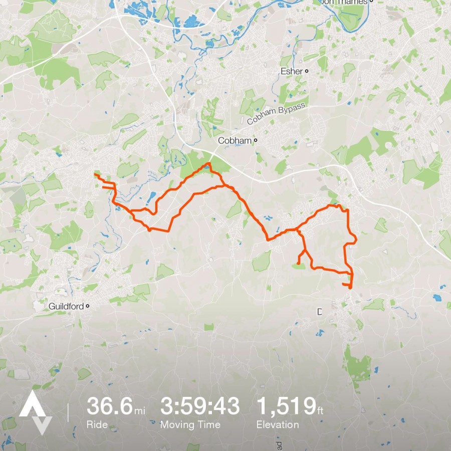 Ride Routes – Woking Cycle Users Group